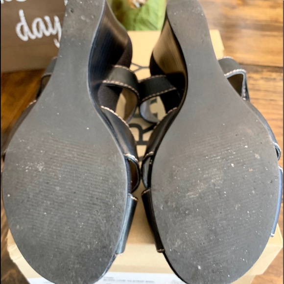 Array | Shoes | Array Black Leather 4 Strap Sandal Tori | Poshmark